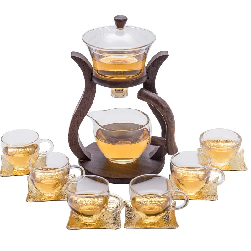 Japanese Lazy Tea Pot Set - Glass Home Filter Tea Maker