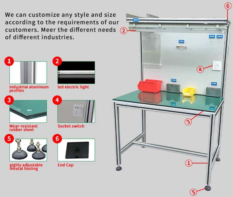 Aluminum Frame Workbench - Durable & Versatile Solutions