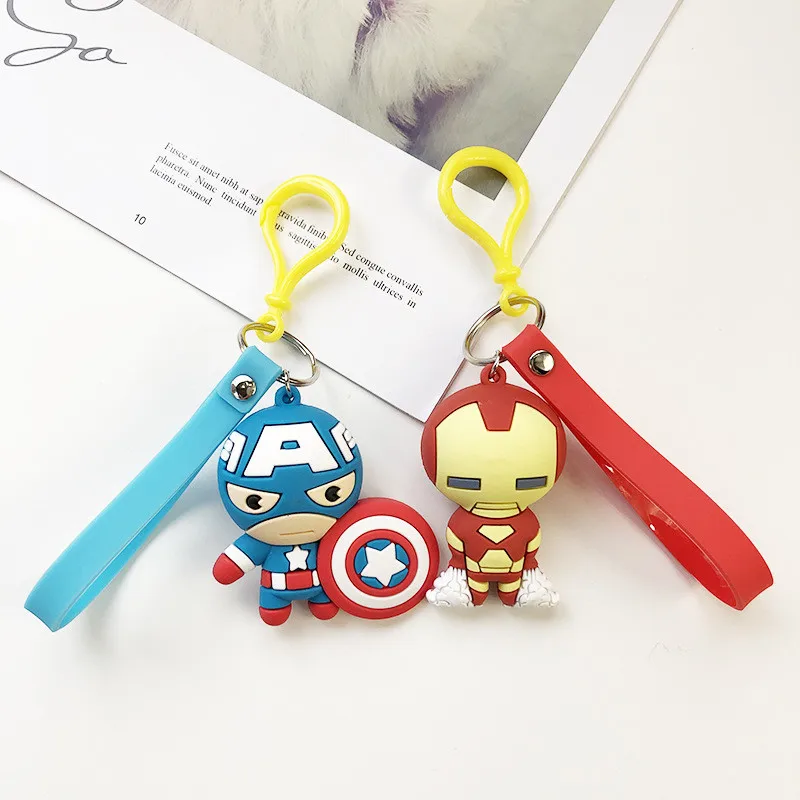 Marvel DC Avengers PVC Keychains - Perfect Promotional Gifts