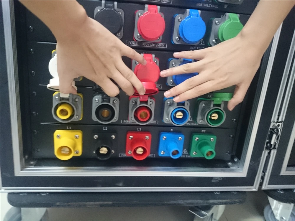 400a Camlok Input And Output Main Power Supply Box With Mccb Breakers ...