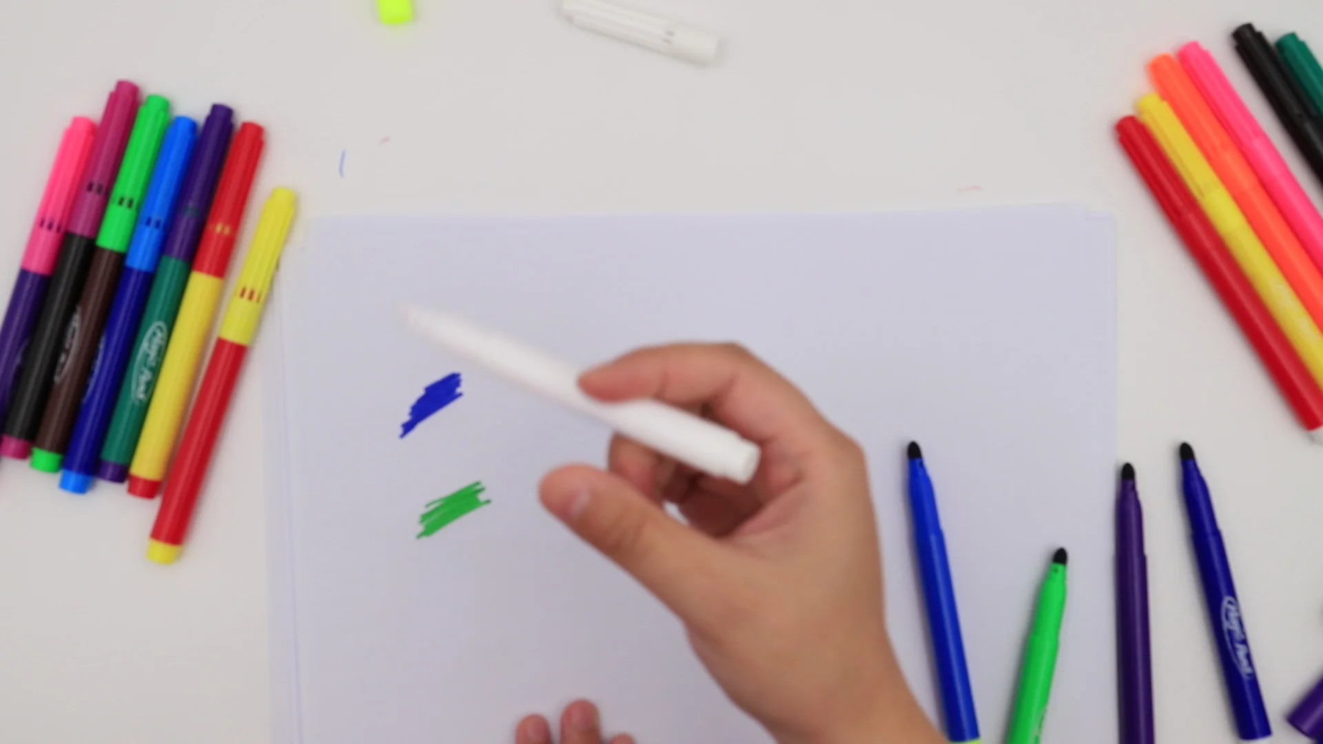 Manufacture Factory Oem Non Toxic Rainbow Magic Pen Color Change Set ...