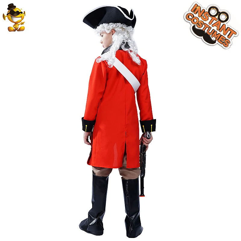 Kid's Classical General Redcoat Outfit for Halloween