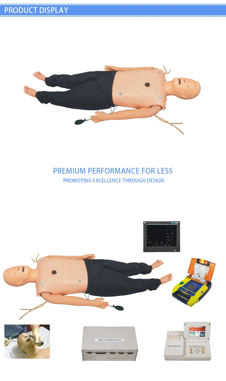 Inc-acls01 China Human Model Realistic Medical Sicence Full Body Acls ...