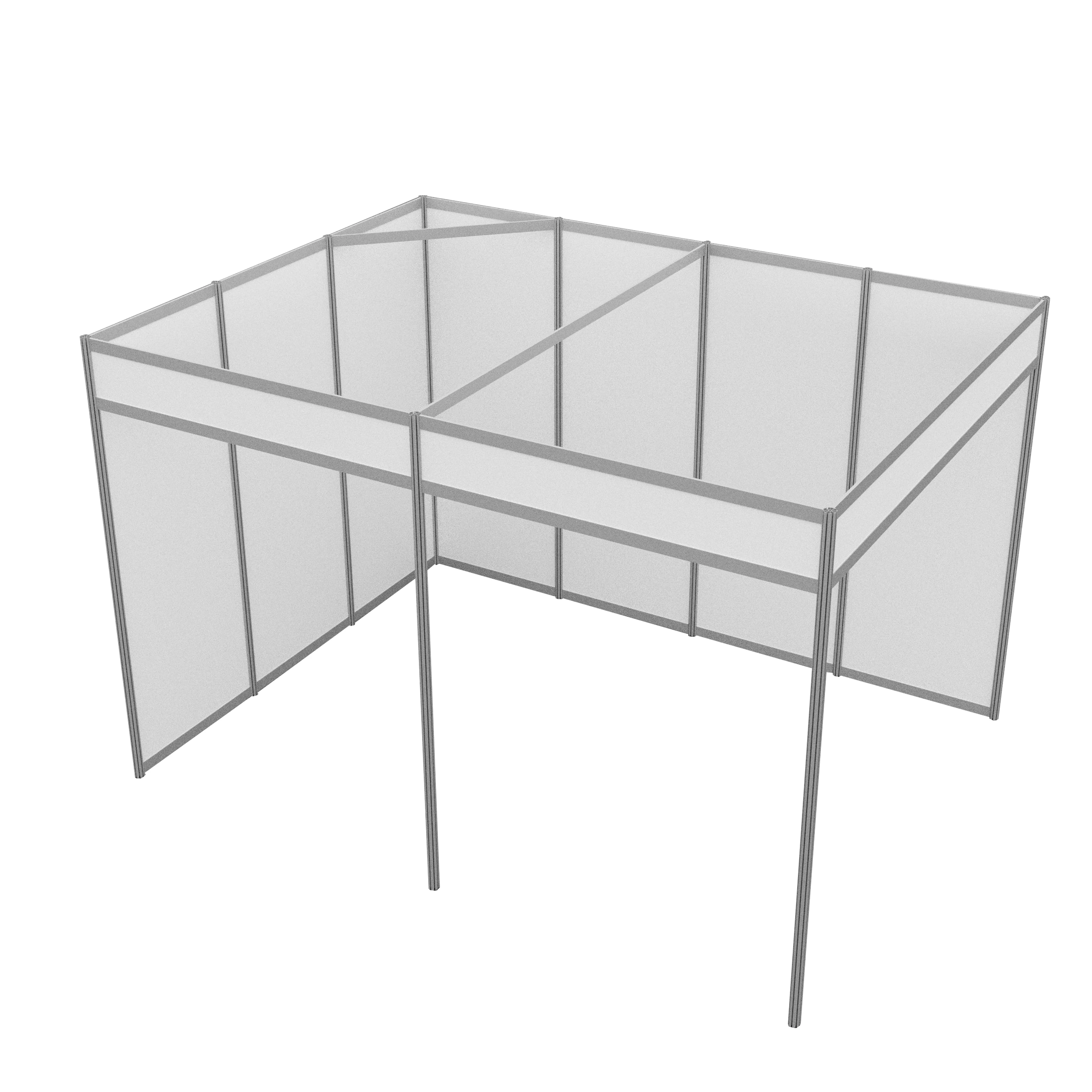 Aluminum Exhibition Booth Aluminum 3x3 Size Aluminum Exhibition Booth ...