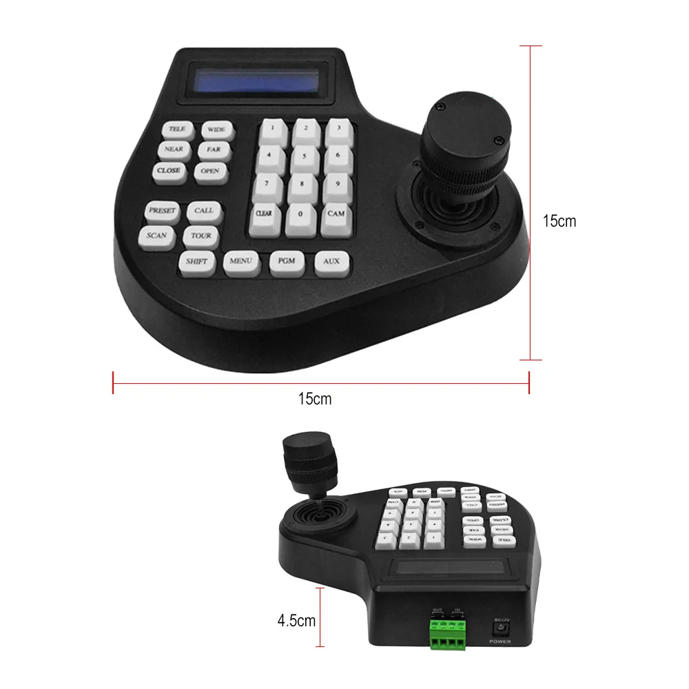 4D Joystick Keyboard Controller RS485 for CCTV Analog Cameras