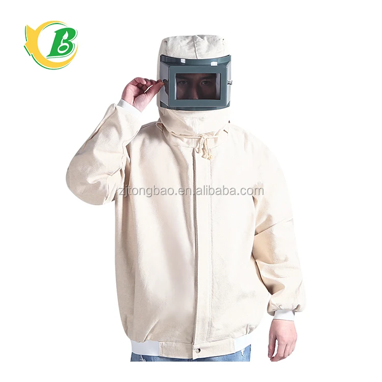 Sand Blasting Clothes Sandblast Suits For Blasting With Helmet - Buy ...