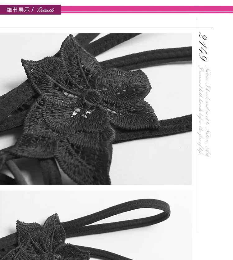 Massage Pearl Women Crotchless Beaded G-String Thong Underwear ...