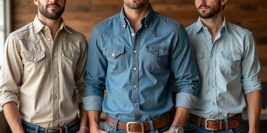 Western Snap Button Shirts – Trendy 2025 Styles on Alibaba.com