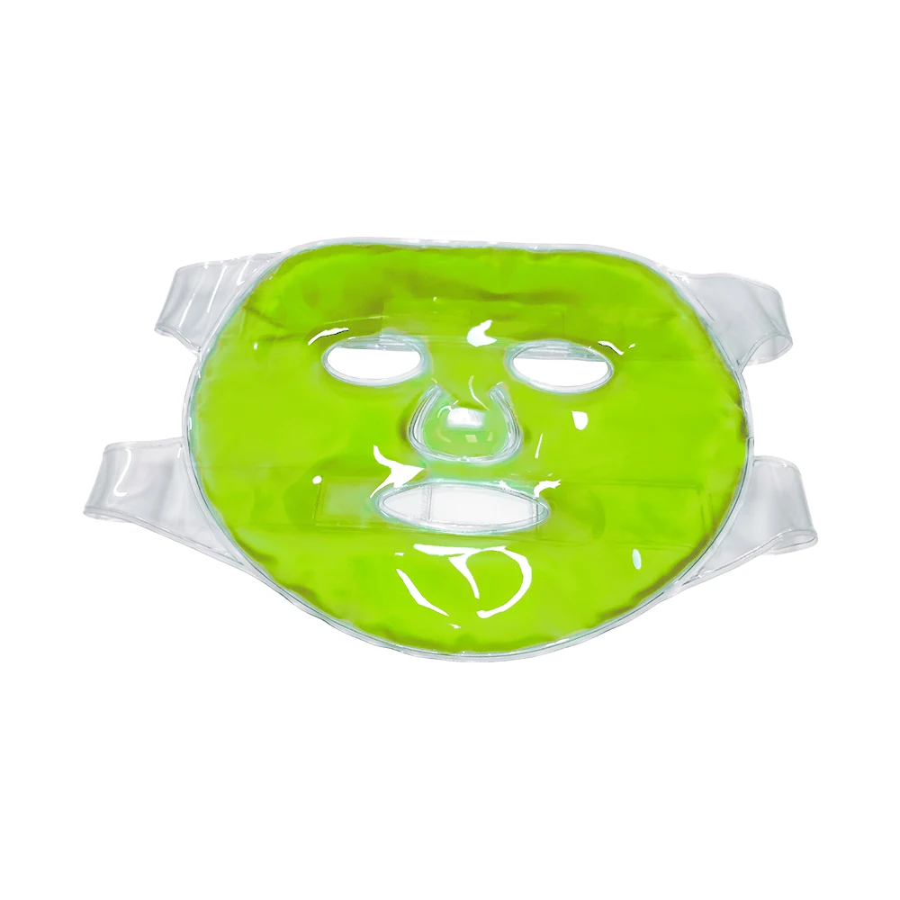 Free Sample Beauty Care Reusable Soft Material Frozen Gel Full Face ...