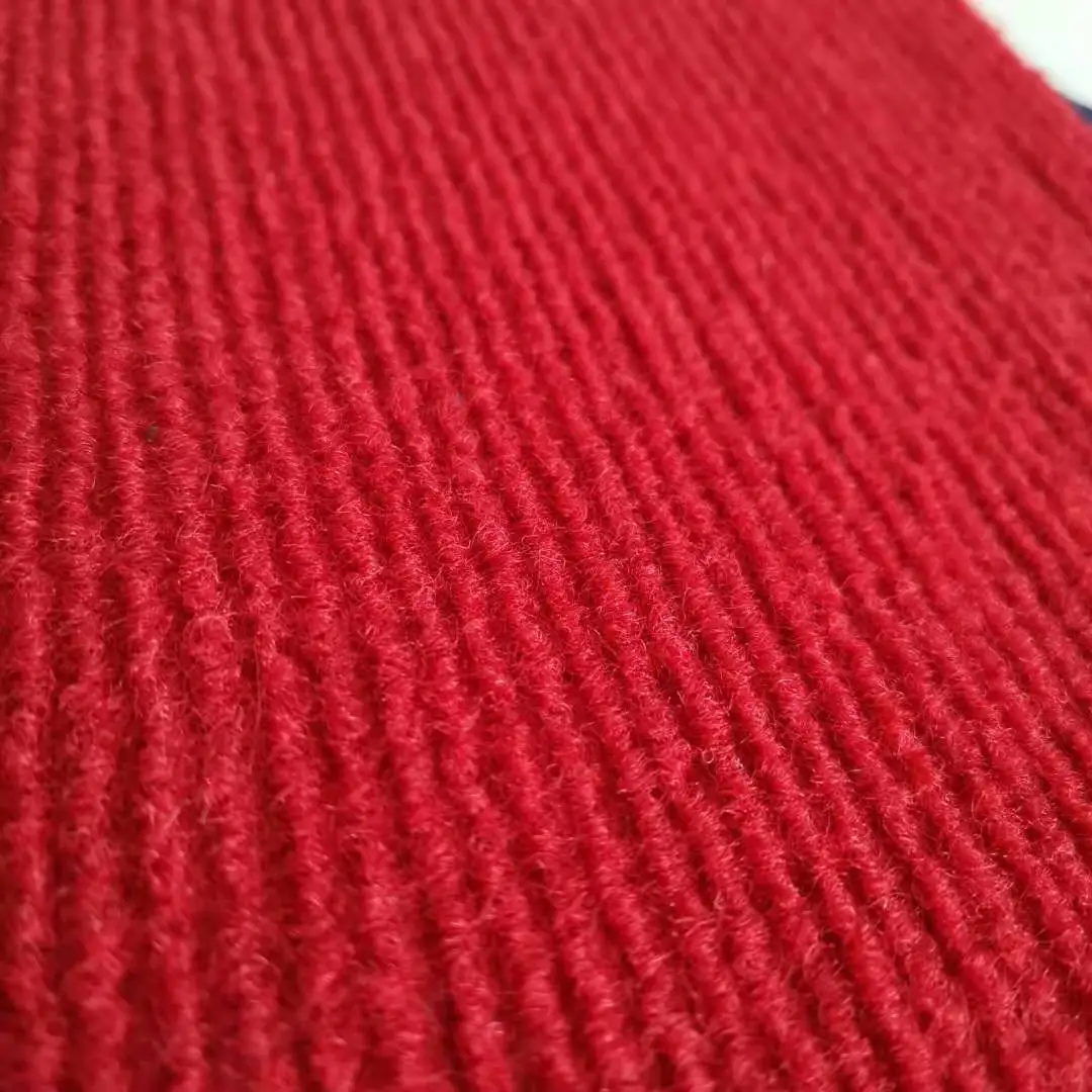 Nonwoven Red Rib Carpet Roll for Exhibition Wedding Event