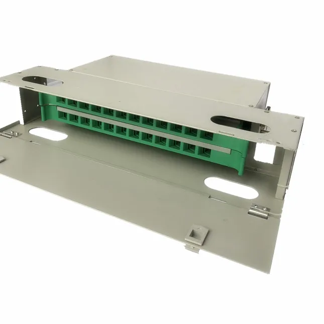 Telecommunication 19 Inch ODF Cabinet - 144 Core Fiber Optic