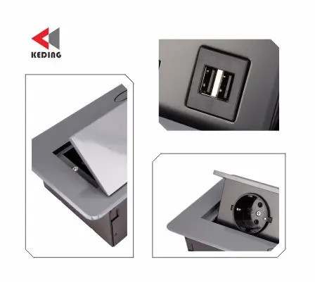 Furniture Tabletop Sofa Workstation with Multi-Functional Power Outlets