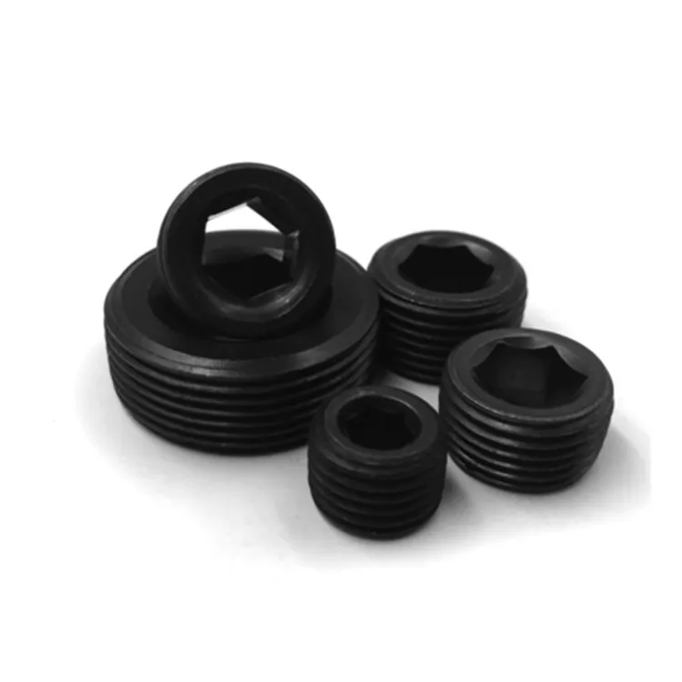 M10*1 Fine Thread Hollow Lock Set Screw - Steel, Black Oxide, OEM