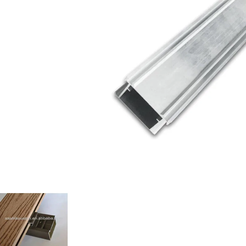 45*30MM Aluminum Joist Keel for WPC Decking Wall Cladding