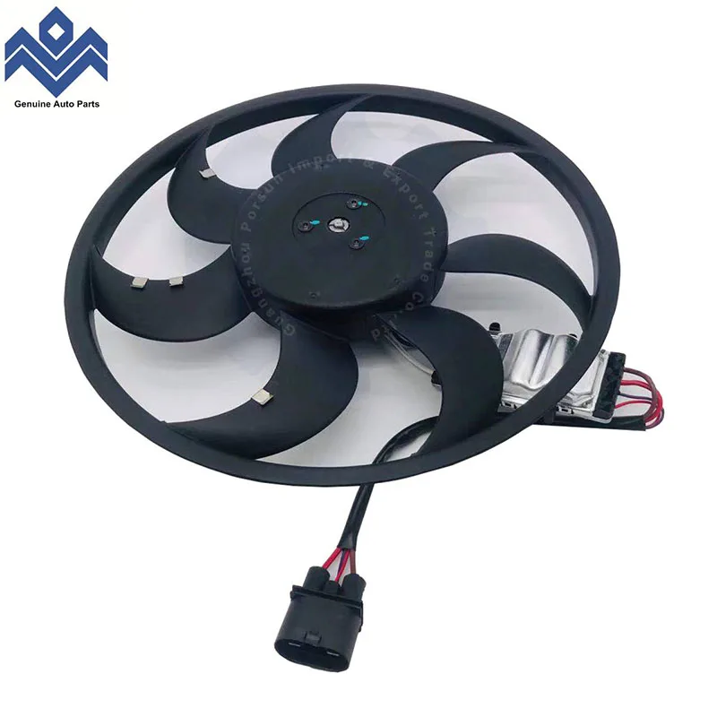 Cooling Fan Assembly Left Side for Audi Q7 & Volkswagen Touareg