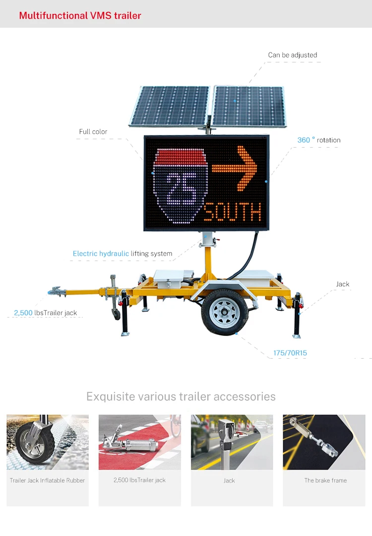 Variable Message Display Portable Vms Board - Buy Portable Vms Board ...