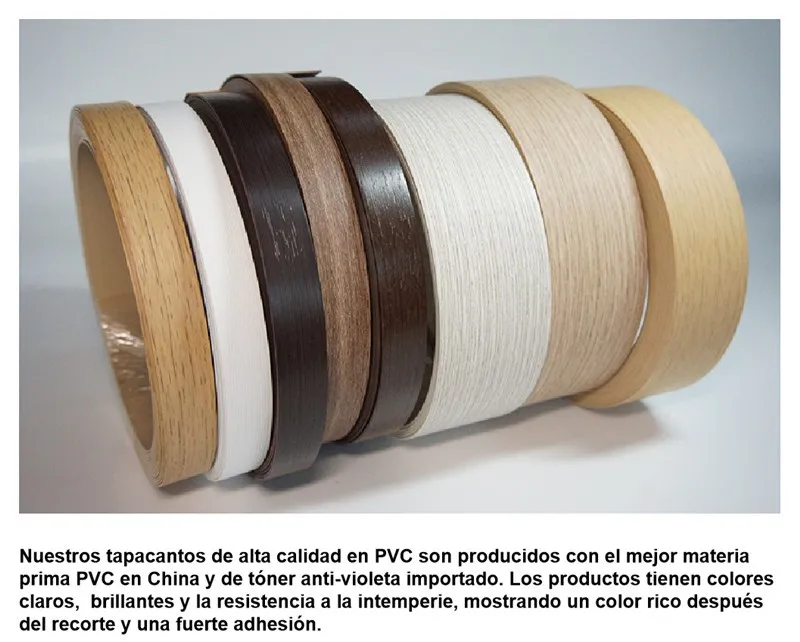 Color Blanco Masisa 3mm tapacantos cintas PVC para tableros melamina ...