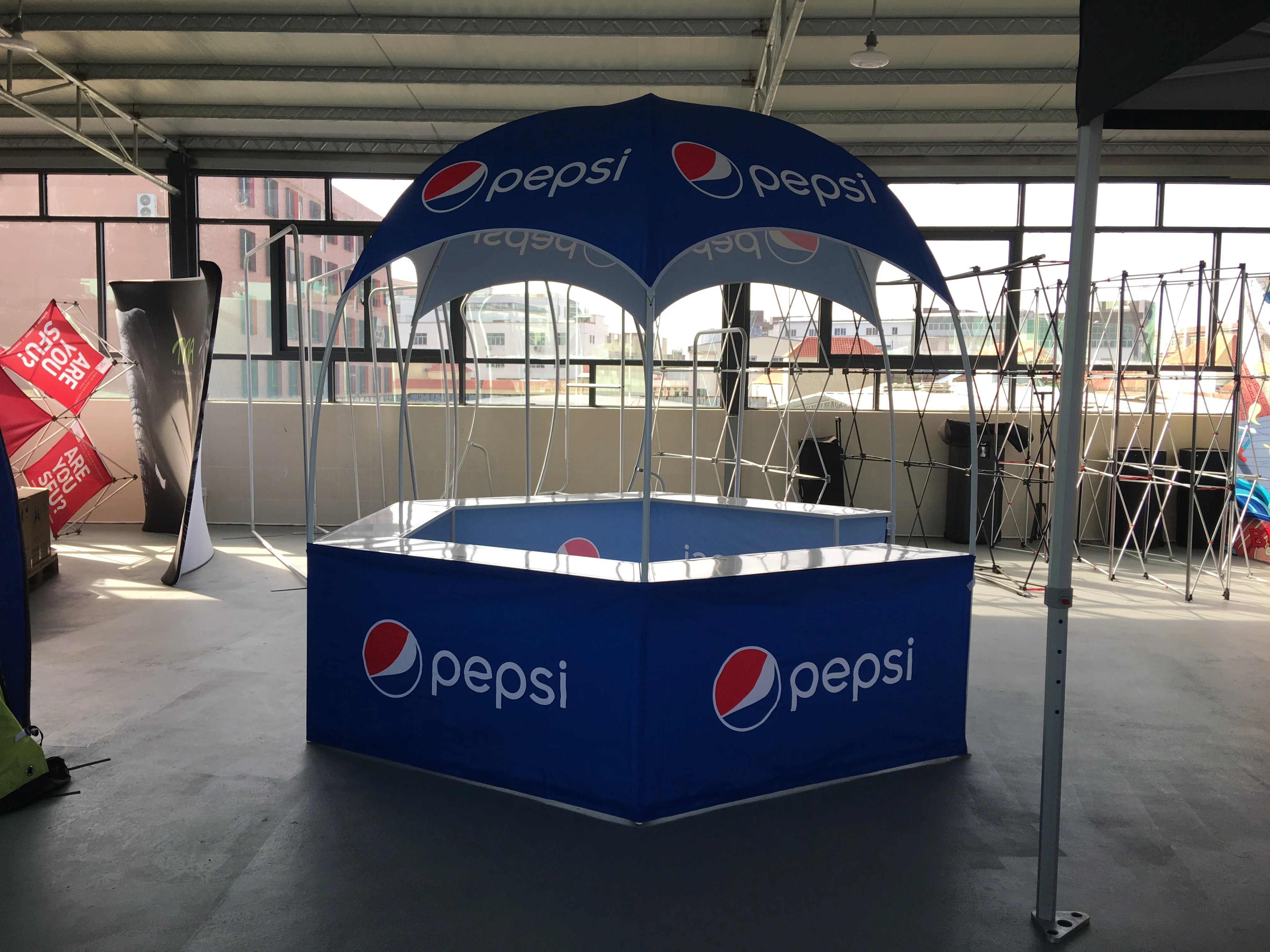 Hexagonal Metal Promotion Dome Tent for Trade Shows