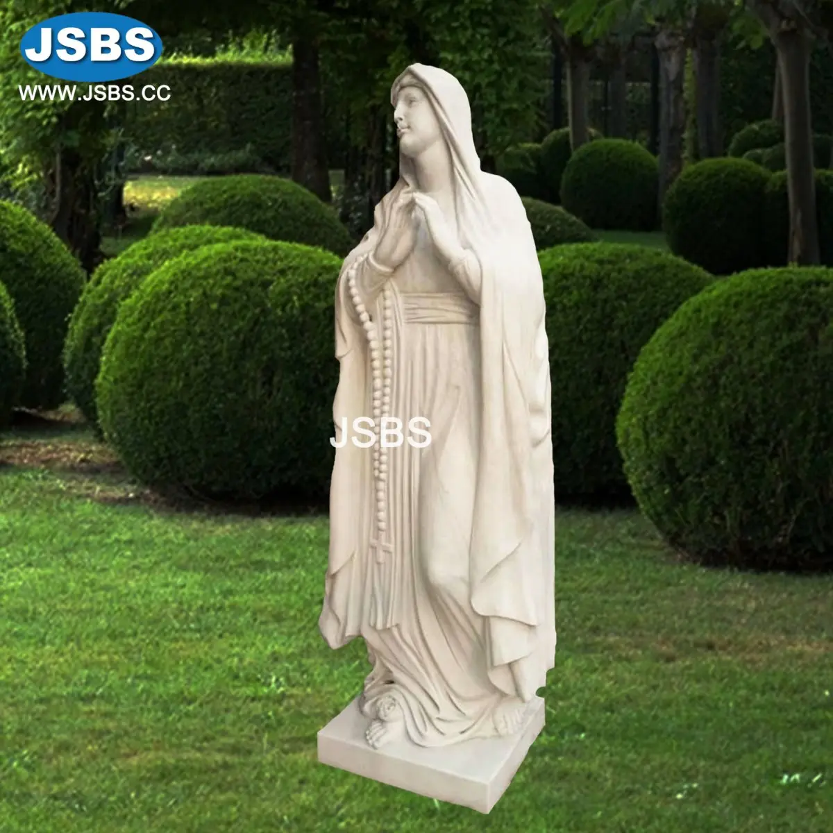Large Western Virgin Mary Granite Headstone Design Custom-made ...