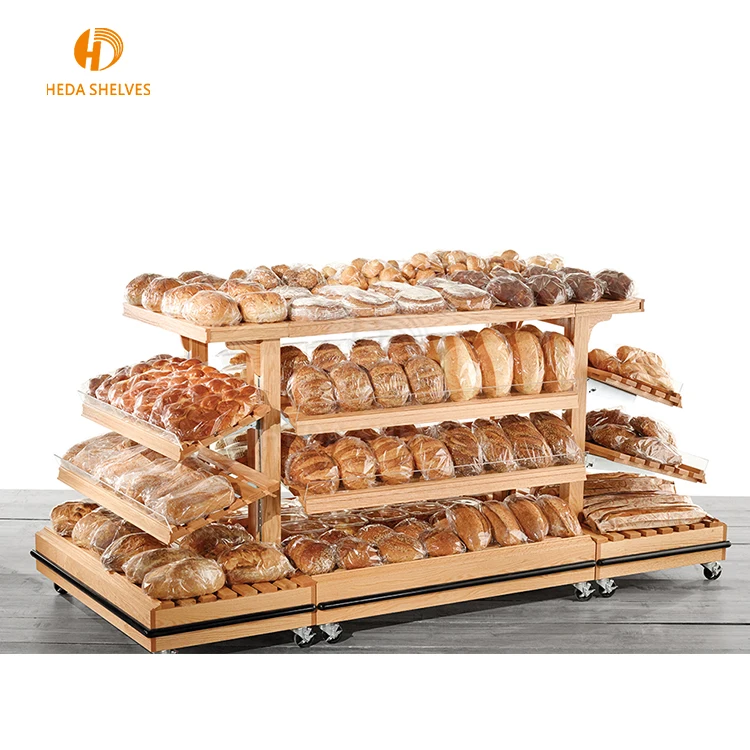 Factory Made Store Shelving Supermarket Shelf Beverage Bread Display ...