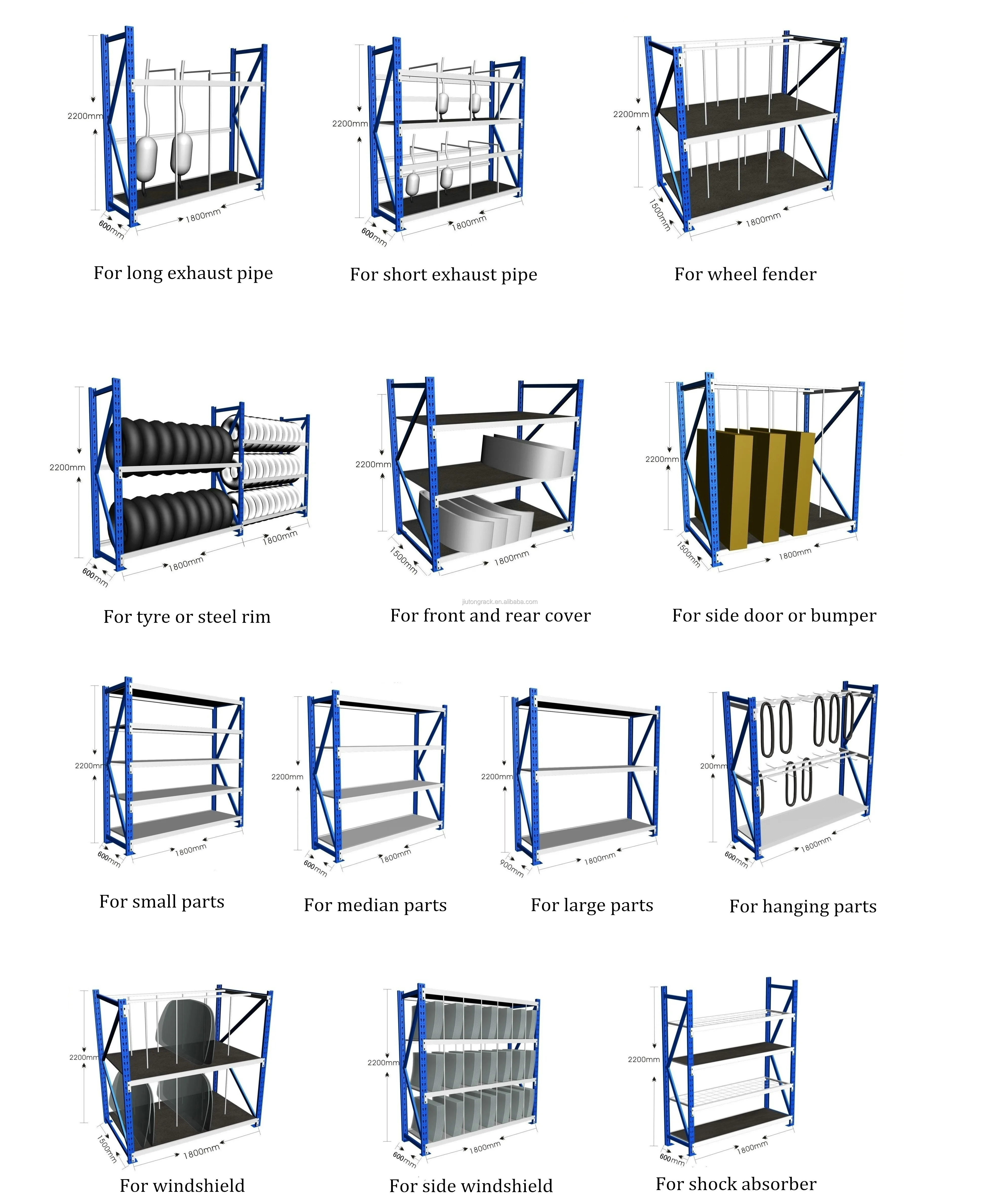 Customized Auto Parts Racks - Durable & Versatile Solutions