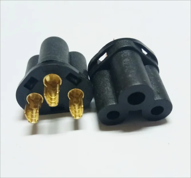 IEC C5 Female Plug Insert - High Current Copper Brass