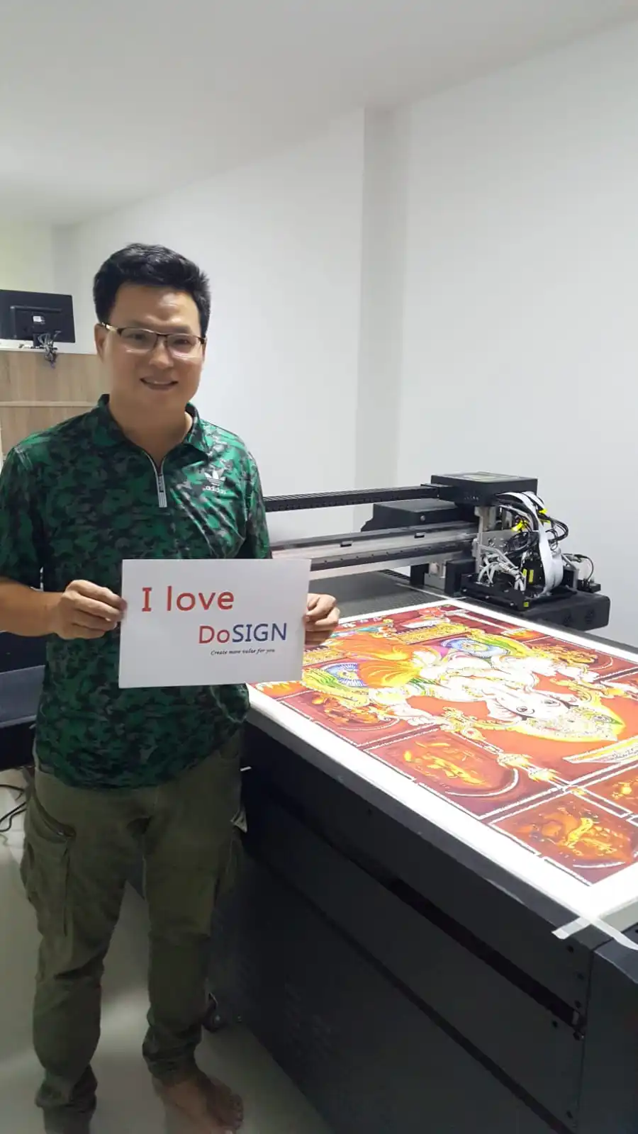 A1 A2 3d Embossed Raised Texture Inkjet Digital Flat Bed Uv Printer ...