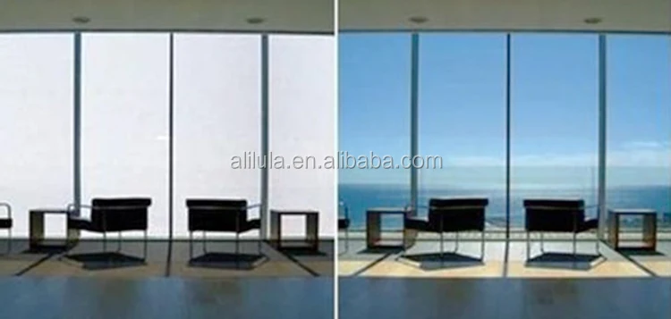 Black PDLG Smart Glass - Self Adhesive Explosion-Proof Film