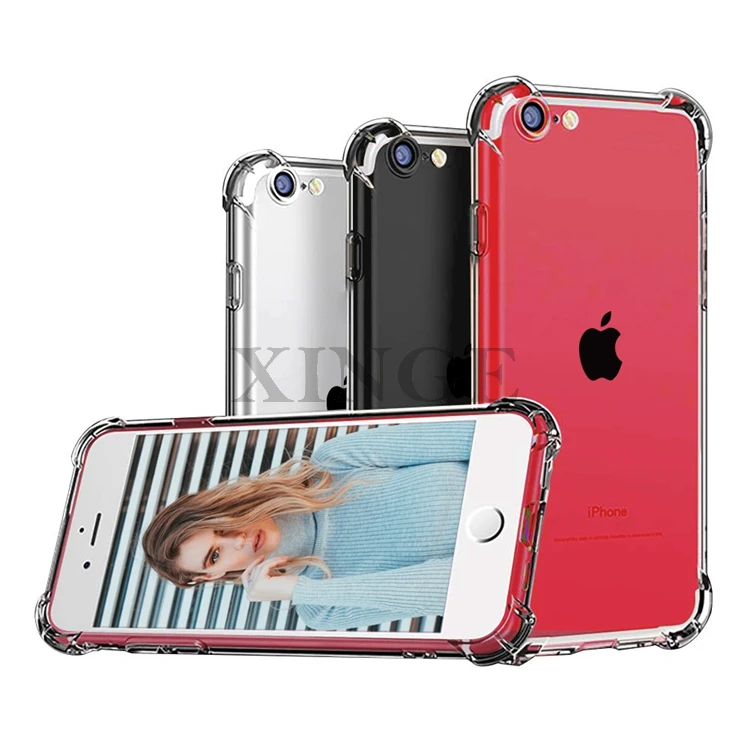 For Iphone Se 2020 Case,New Transparent Clear Shock Proof Tpu ...