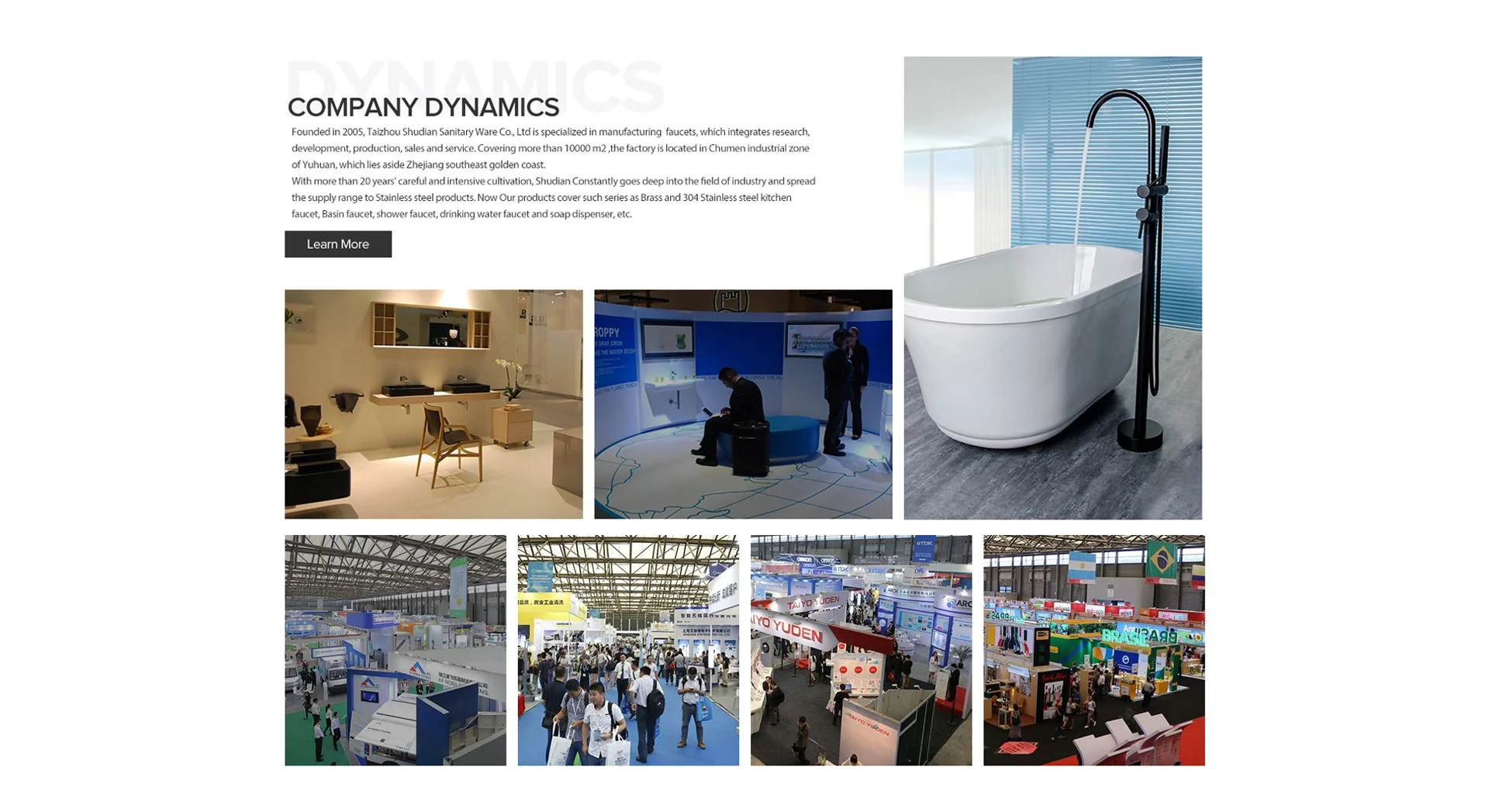 Taizhou Shudian Sanitary Ware Co., Ltd. - Faucet, Soap Dispenser