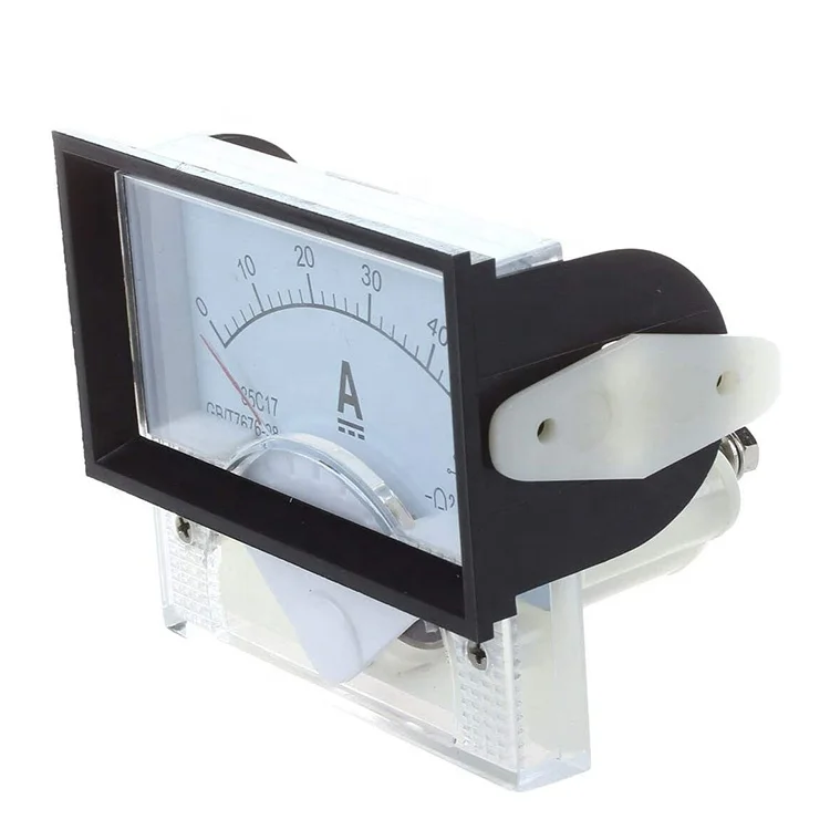 85C17 DC 0-50A Pointer Analog Panel Ammeter Ampere Meter Gauge