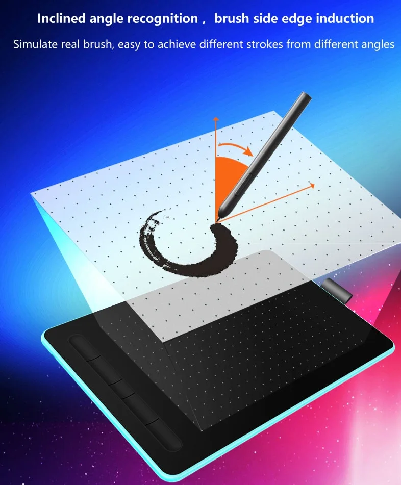 LetSketch WP9620 Battery-Free Digital Drawing Pen with 8192 Pressure ...