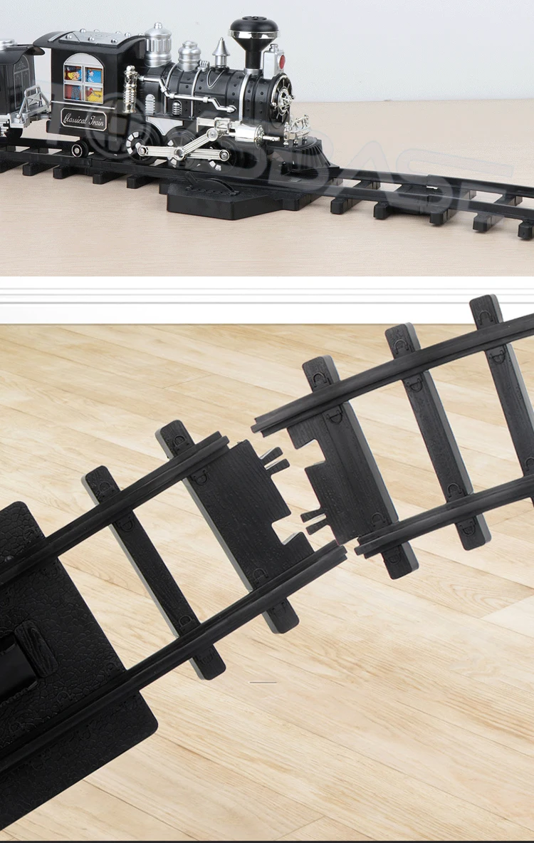 Electric Train Set For Adults Children Smoke Remote Control Classical ...