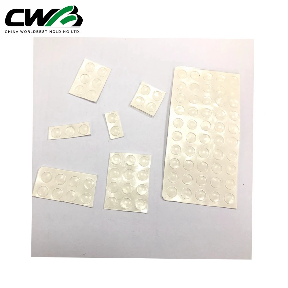 Clear Silicone Rubber Anti Slip Bumper Feet Pad Adhesive Pad For ...