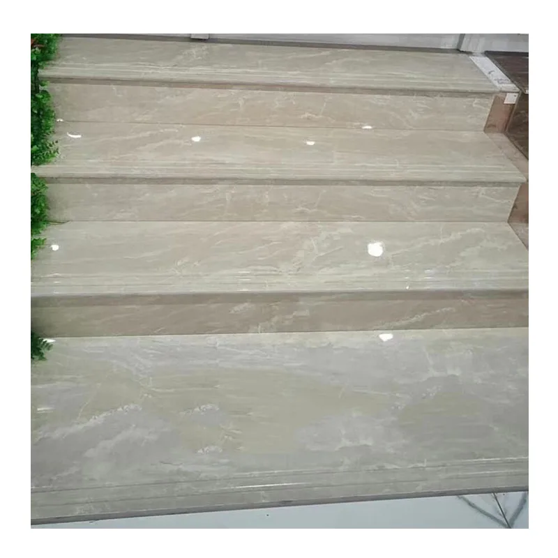 Modern Glazed Porcelain Stair Tiles for Interior Design