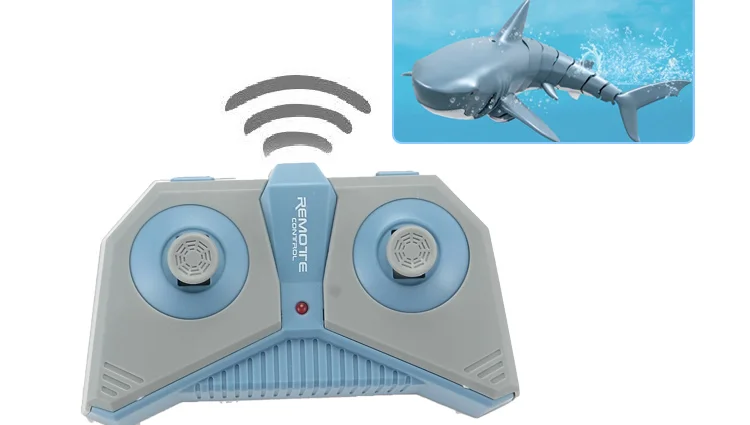 New Design Swimming Fish In Water Playing Remote Control Shark 2.4ghz ...
