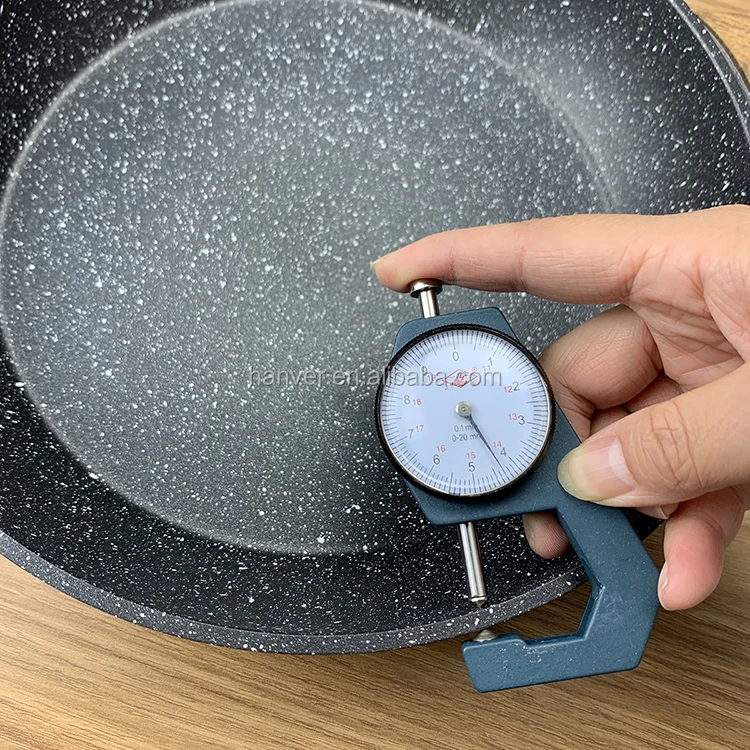 Masterclass Wood Handle Cookware Marble Coating Pan Induction Set ...