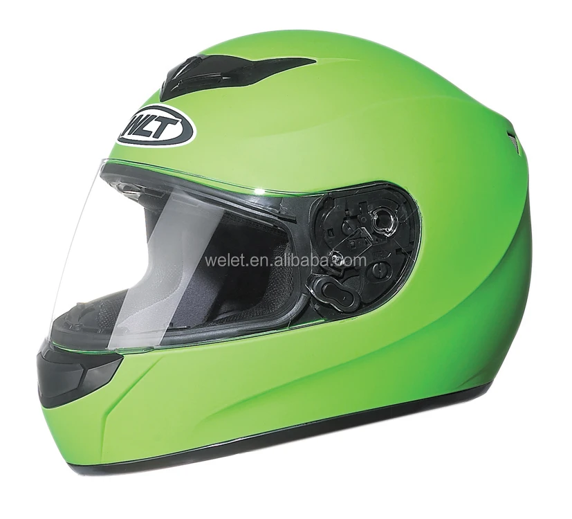DOT Certified WLT-101 Full Face Helmet with Visor - ABS Safety Helmet ...