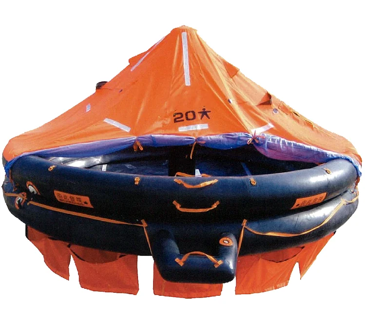4 to 25 Passagers Self-Inflatable Life Raft for Marine Safety