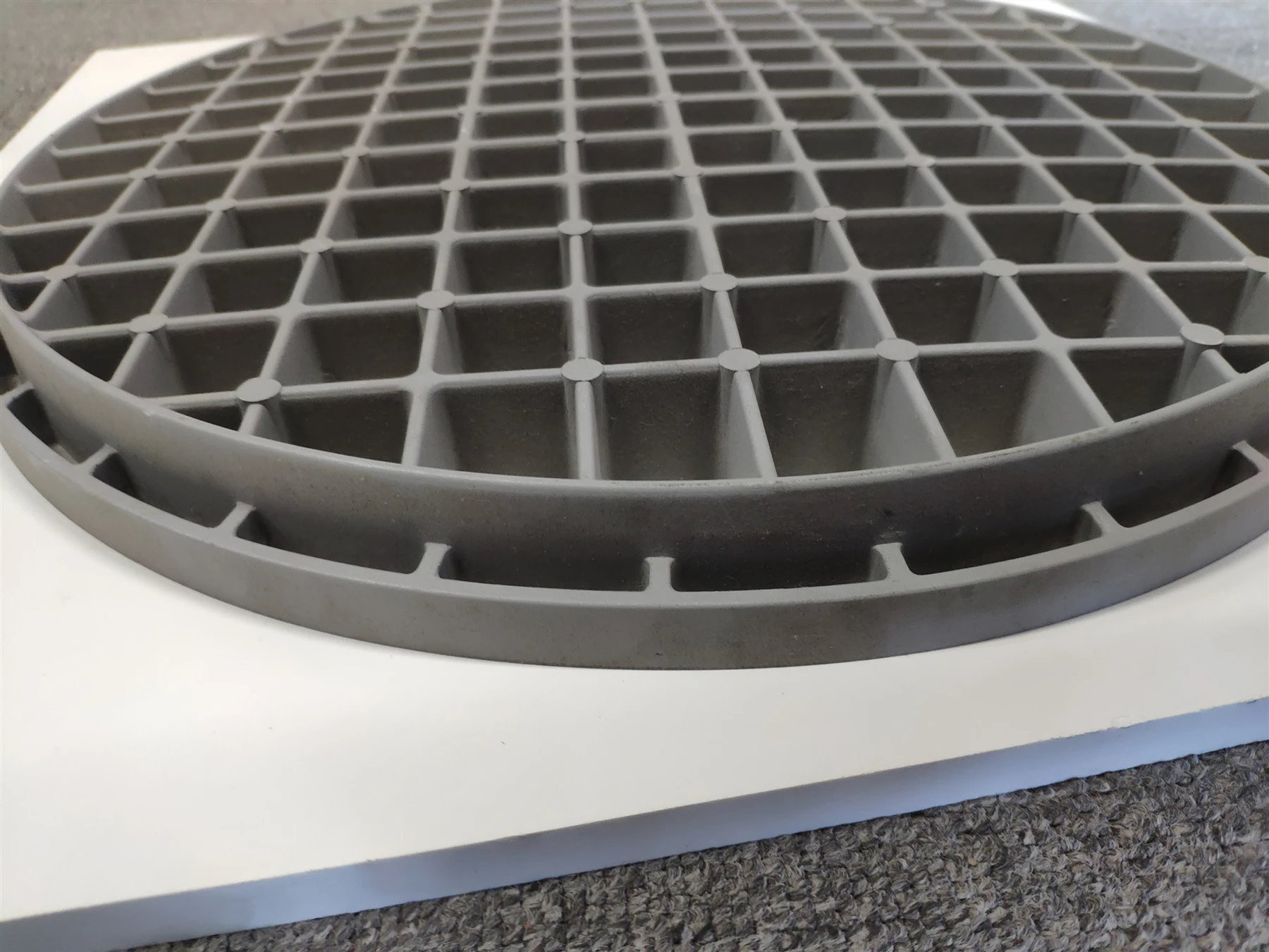 Custom High Strength Frp Manhole Cover Round Manhole Cover Fiberglass ...