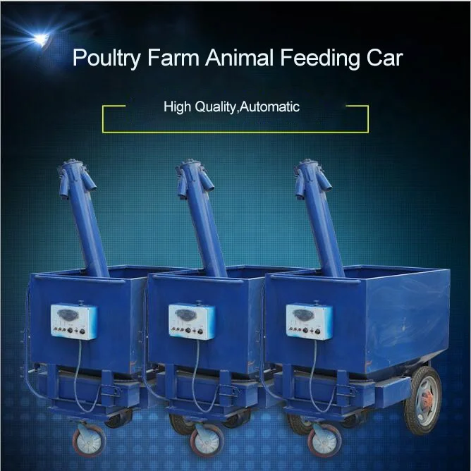 Efficient Poultry Farming with Automatic Feeding Cars
