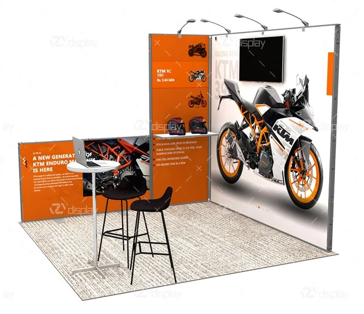 10x20 Custom Easy Expandable Trade Show Booth - Portable and DIY ...