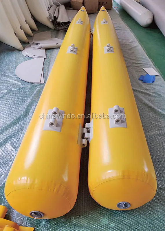 260x40cm Heavy-Duty PVC Inflatable Banana Pontoon Tube Buoy