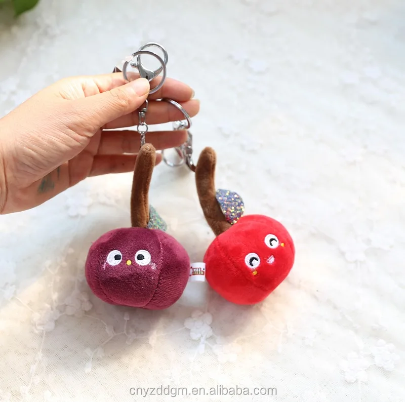 Fruit Plush Toys Fruit Cherry Stuffed Soft Toy Cartoon Cute Plush ...