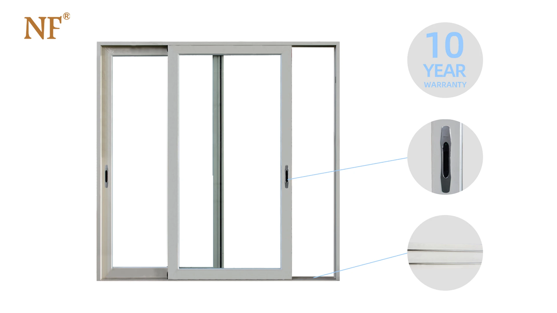 Nf Aluminium Design Slider Exterior Sliding Doors - Buy Sliding Doors ...