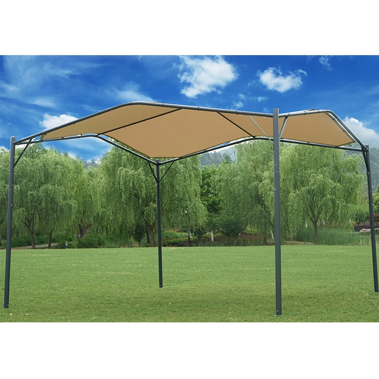 3.5MX3.5M Metal Butterfly Gazebo Frame - Durable Outdoor Canopy