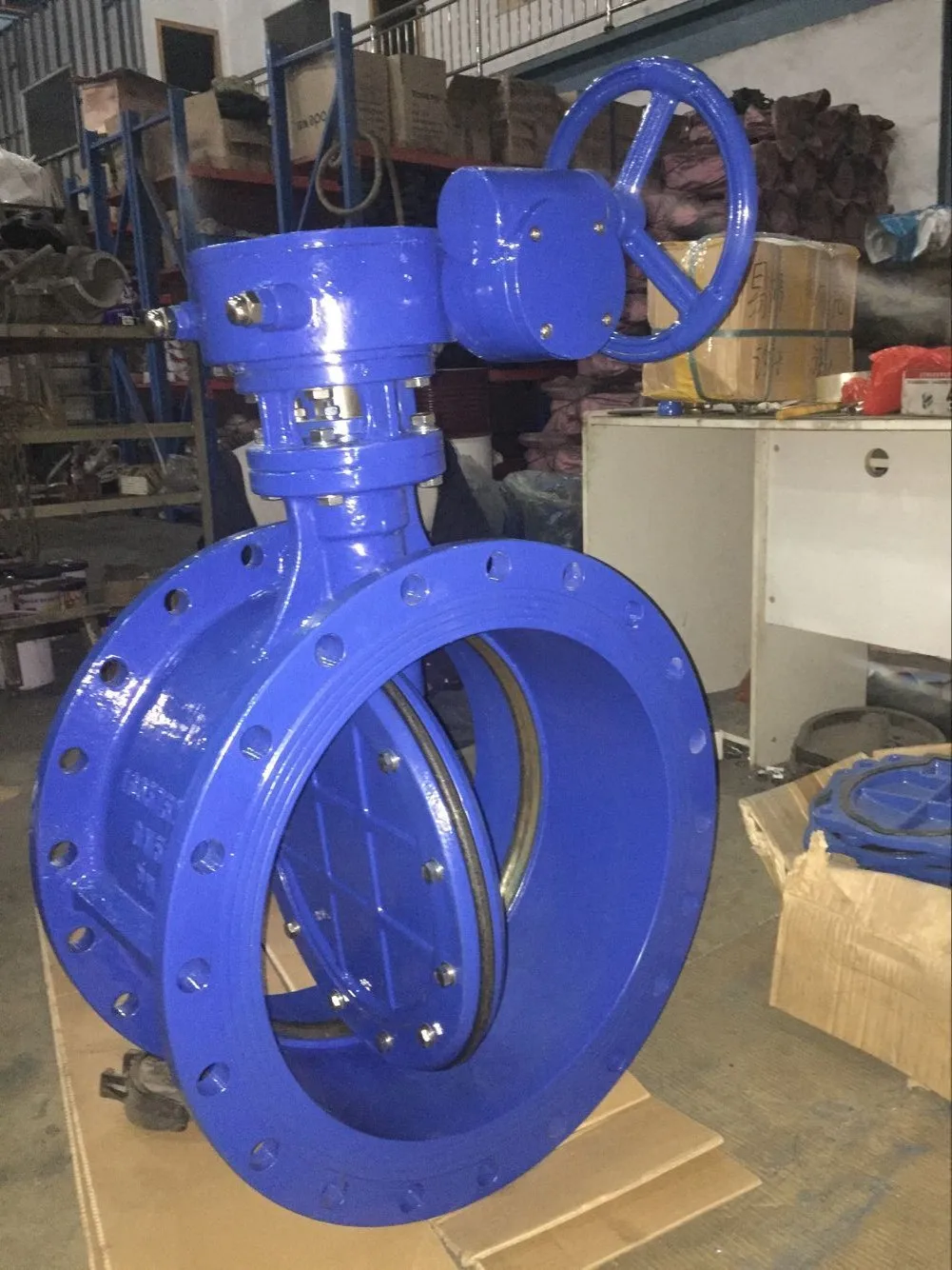 Face To Face Iso 5752 Series 13,14 Double Eccentric Butterfly Valve ...