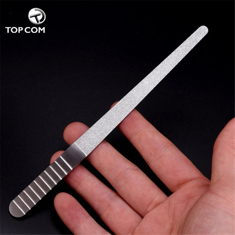 Large Metal Stainless Steel Triple Cut Diamond Grit Toe Nail File - Buy ...
