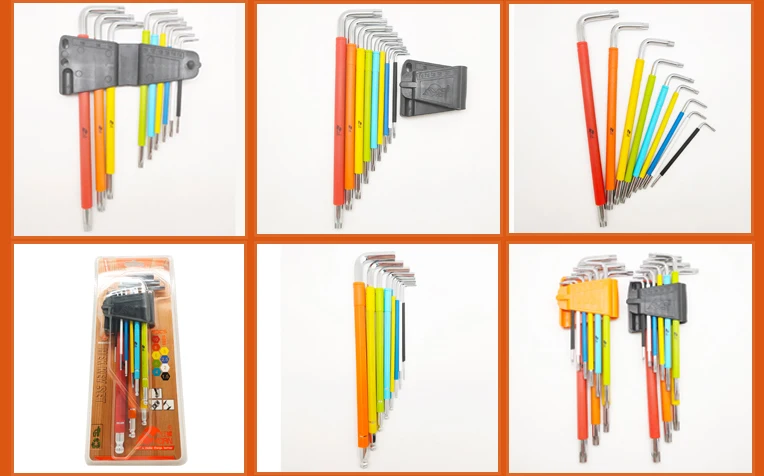 9pc Magnetic Colorful Allen Keys/hex Allen Key Set Sizes| Alibaba.com