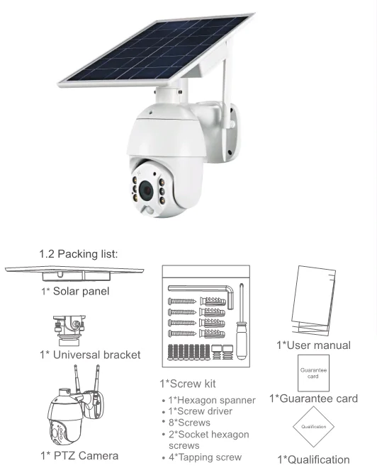 Solar 4G PTZ IP Camera - Secure & Smart 1080P Surveillance